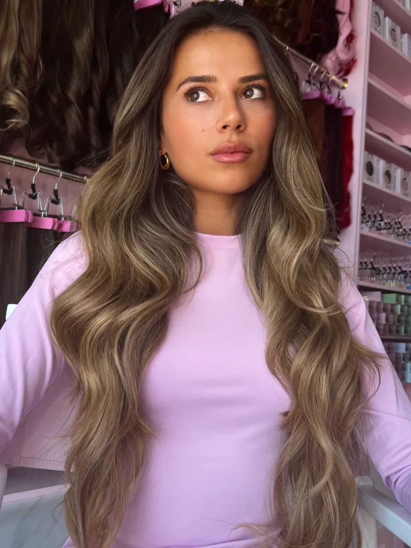 28" Brushed Out Wave Half Head Hair Piece | Half Head Wigs – RiRi Hair ...